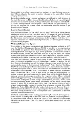 DoD Suspense Tracking - Joesten | PDF