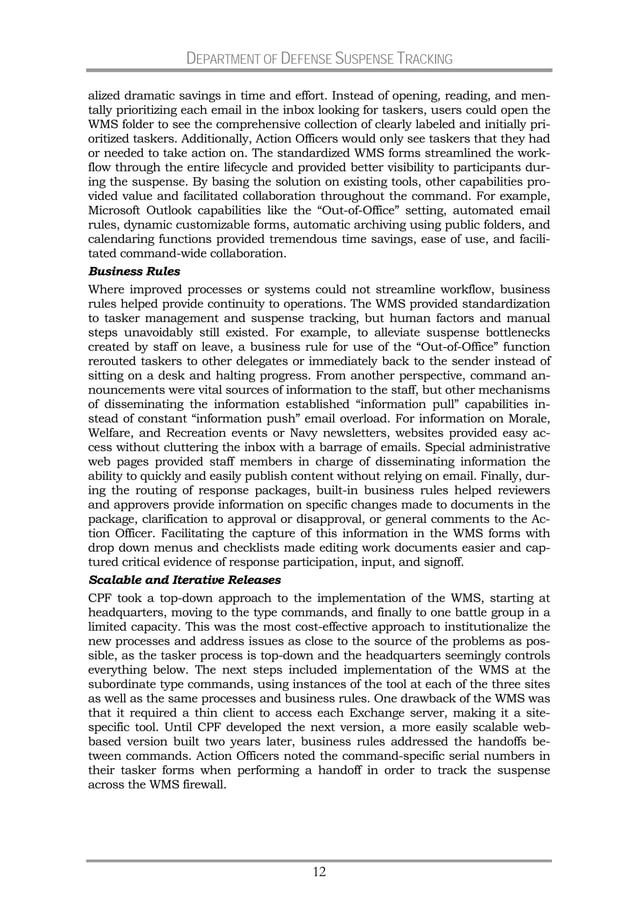 DoD Suspense Tracking - Joesten | PDF