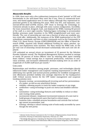 DoD Suspense Tracking - Joesten | PDF