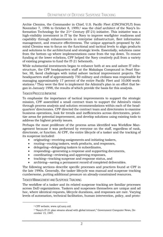 DoD Suspense Tracking - Joesten | PDF