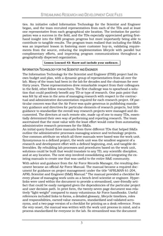 Streamlining R&D Case Files at the AFRL | PDF