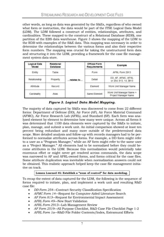 Streamlining R&D Case Files at the AFRL | PDF
