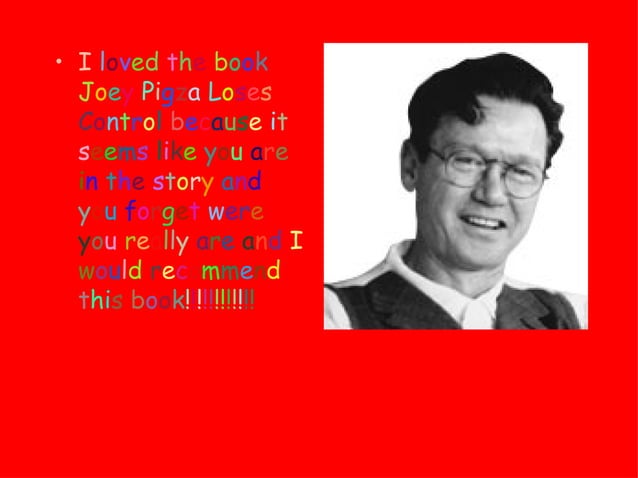 Joey Pigza Loses Control | PPT