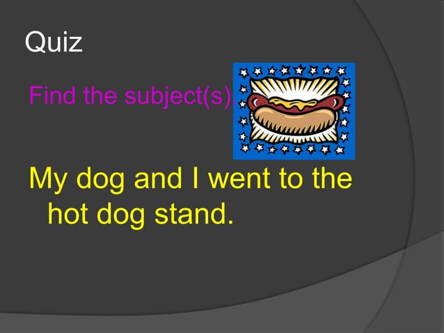 Subject Verb | PPTX