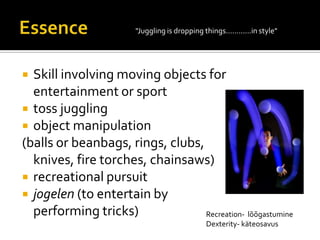 Juggling | PPTX