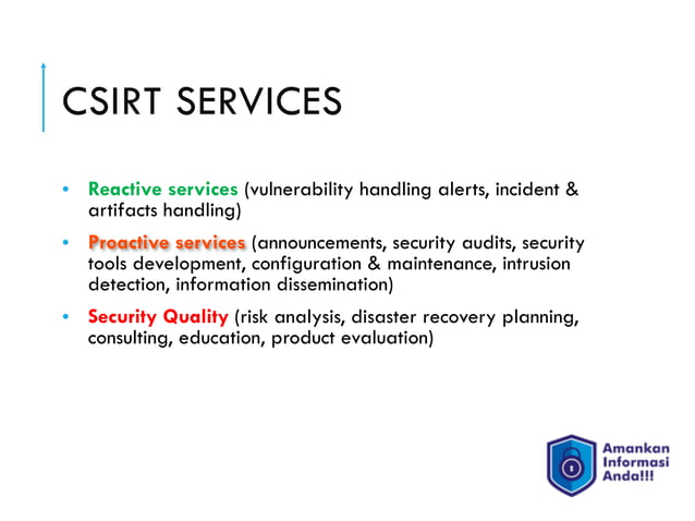 CSIRT Awareness v3_Riki Arif Gunawan | PDF