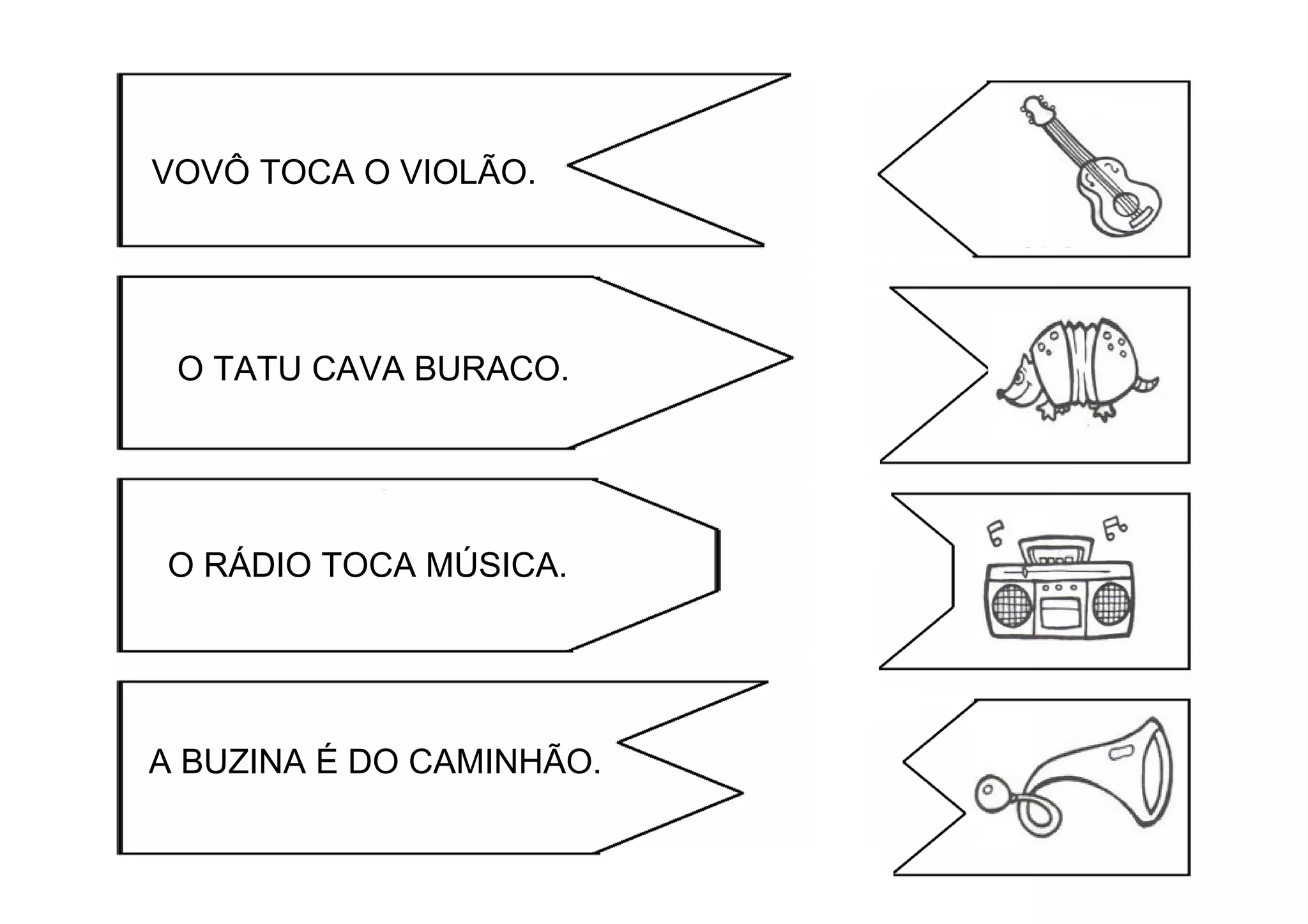 Jogo encaixe frases com desenhos | PPT