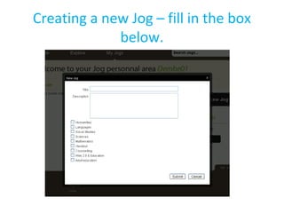 Jogthe webtutorial | PPT