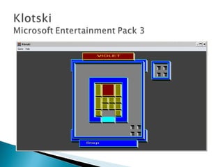 Microsoft Entertainment Pack | PPT