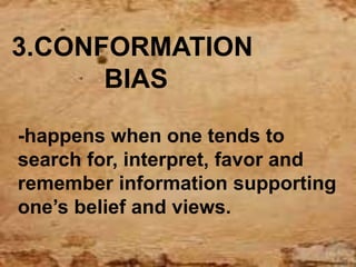 Types of biasgsgsgagagsgsgsggsgsgsgssvsgs | PPT