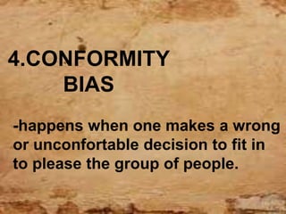 Types of biasgsgsgagagsgsgsggsgsgsgssvsgs | PPT