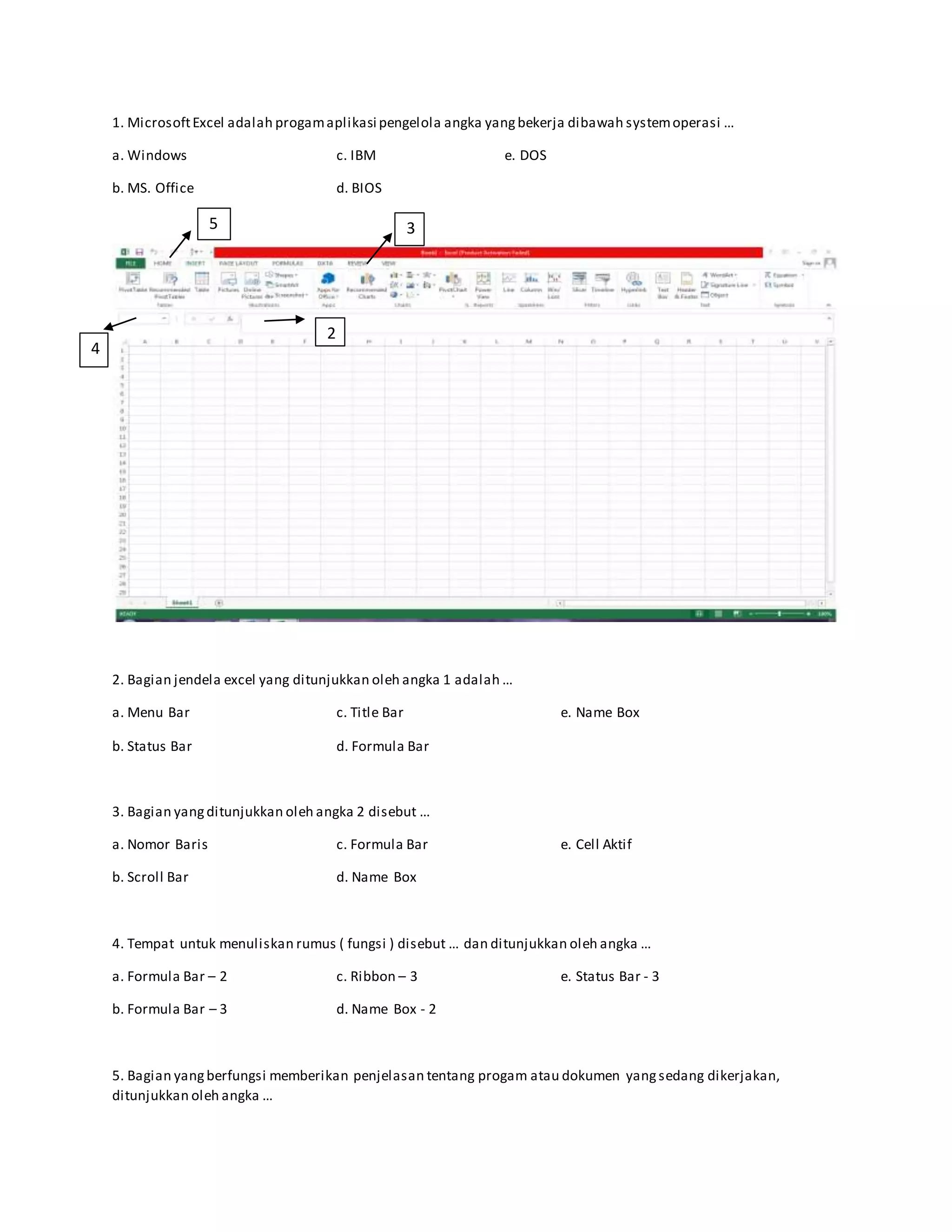 TUGAS PRAKTEK EXCEL | DOCX