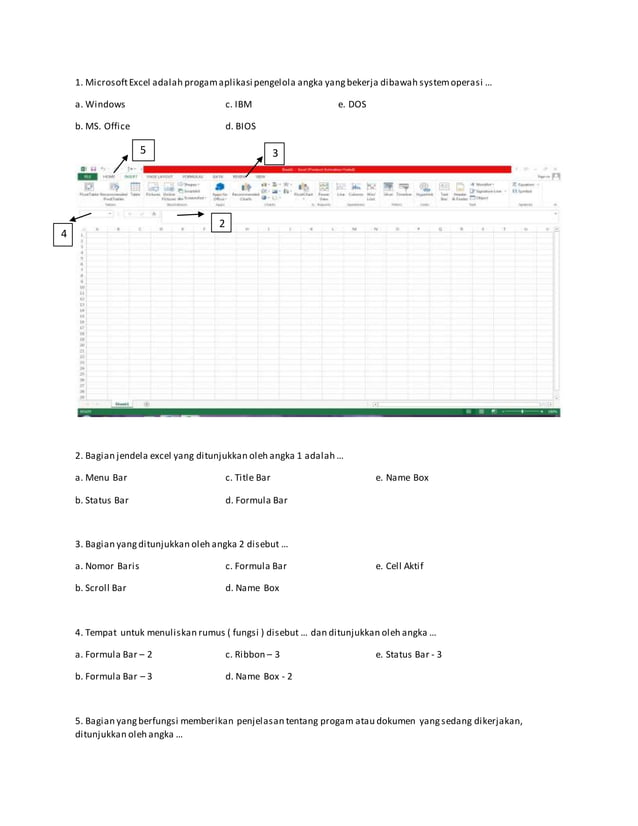 TUGAS PRAKTEK EXCEL | DOCX