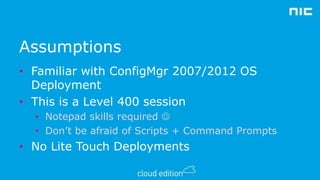 Johan Arwidmark - Troubleshooting SCCM 2012 R2 OS deployments | PPTX