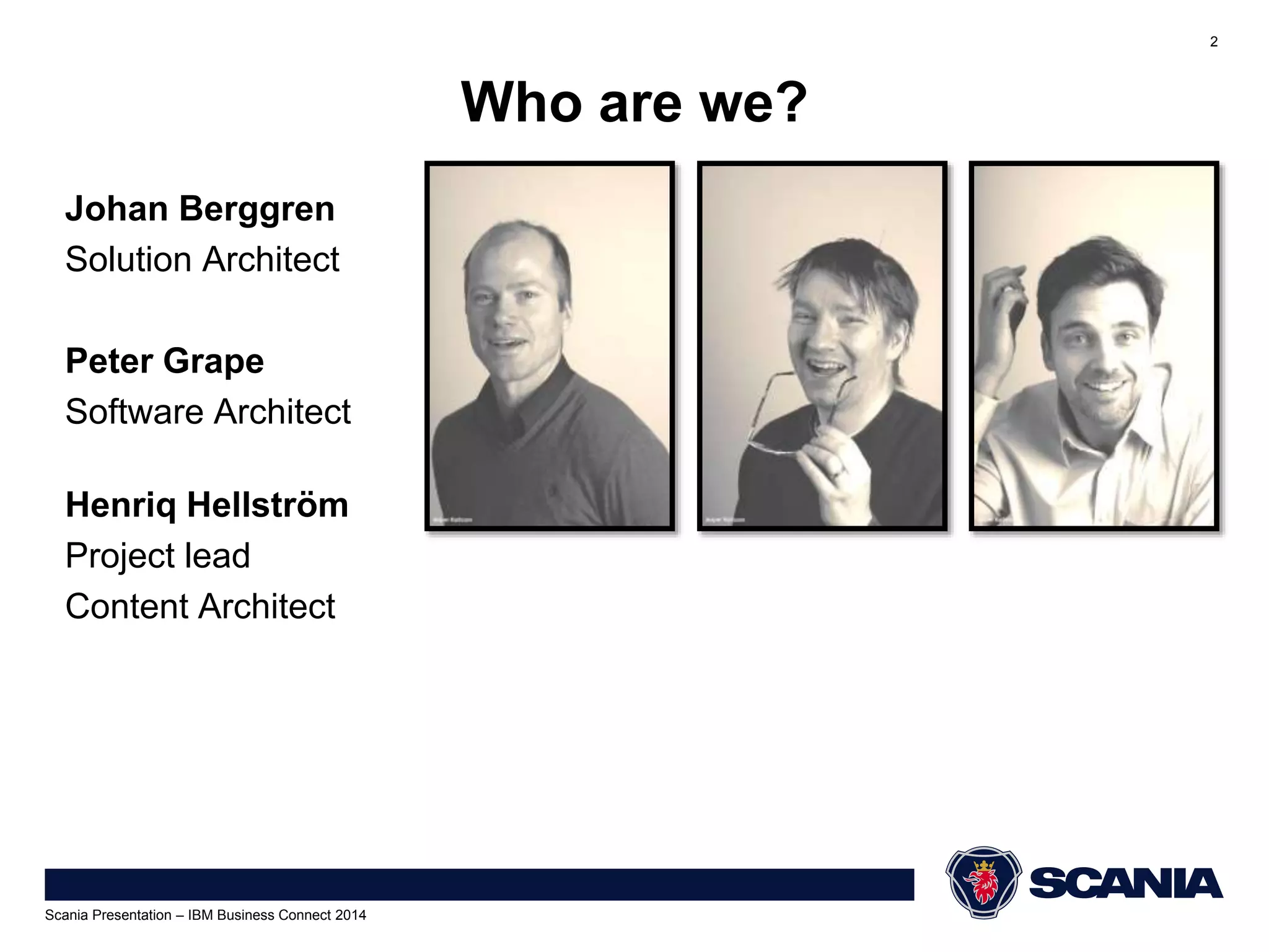 Johan berggren & Henriq Hellström, Scania | PPT
