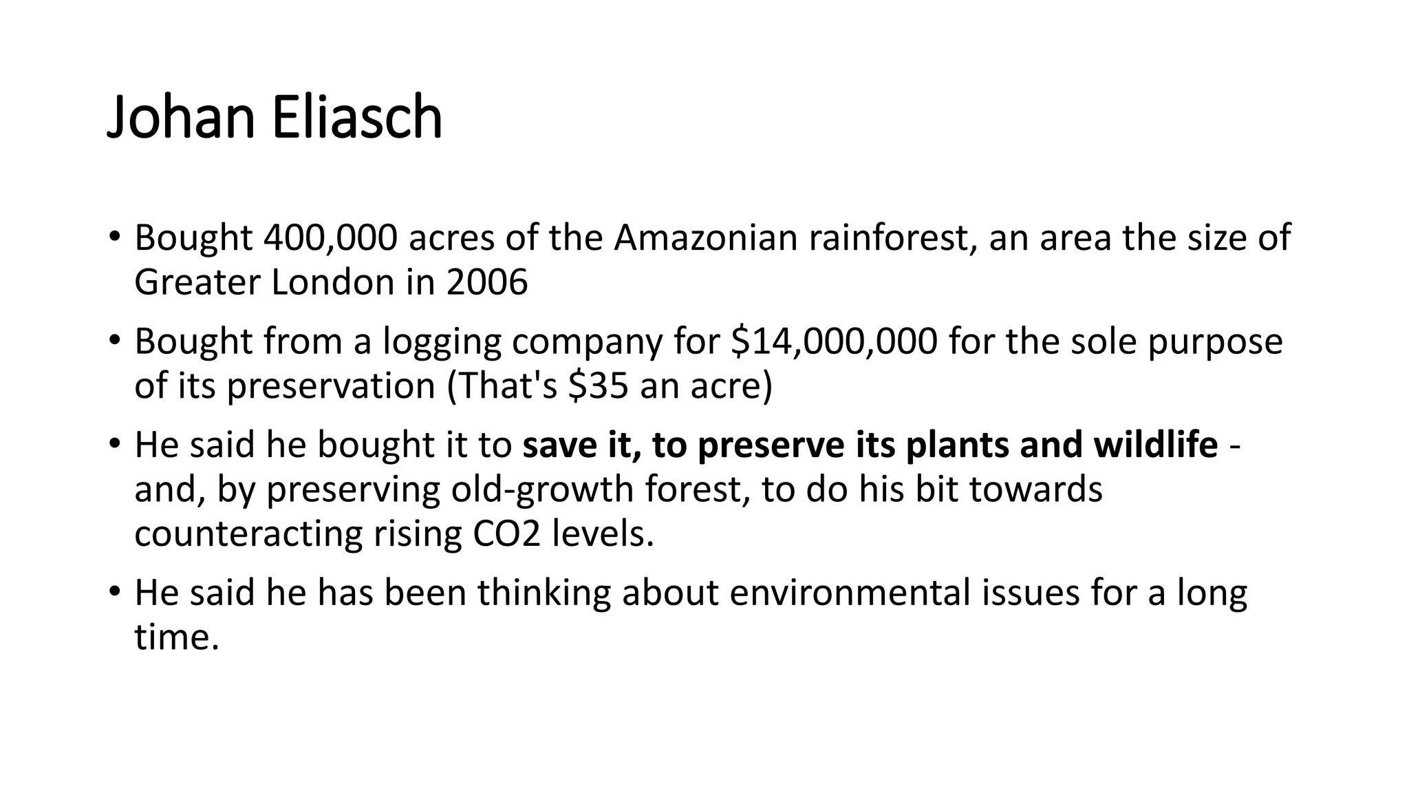 Johan eliasch | PPT