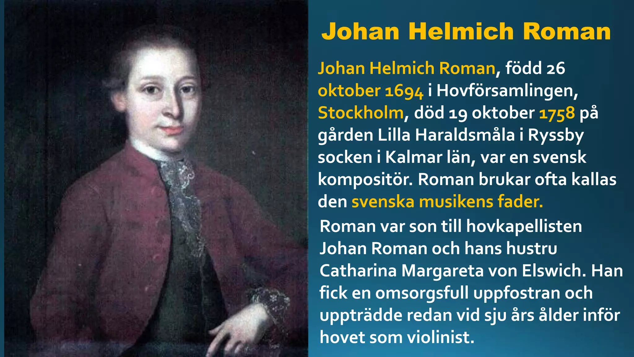 Johan Helmich Roman | PPT