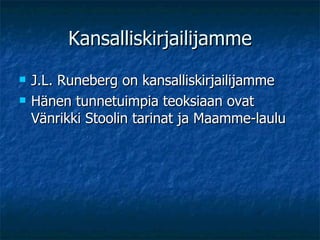 Johan Ludvig Runeberg | PPT