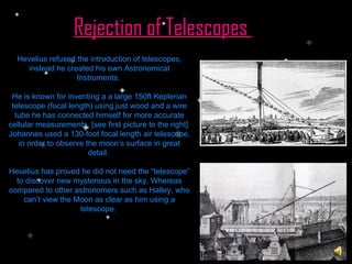 Johannes and Elisabeth Hevlius! | PPT