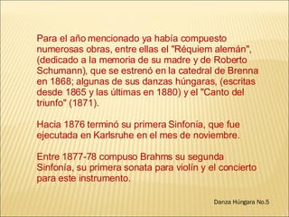 Johannes Brahms Biografia | PPSX