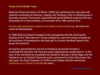 Johannes Brahms Biography | PPS