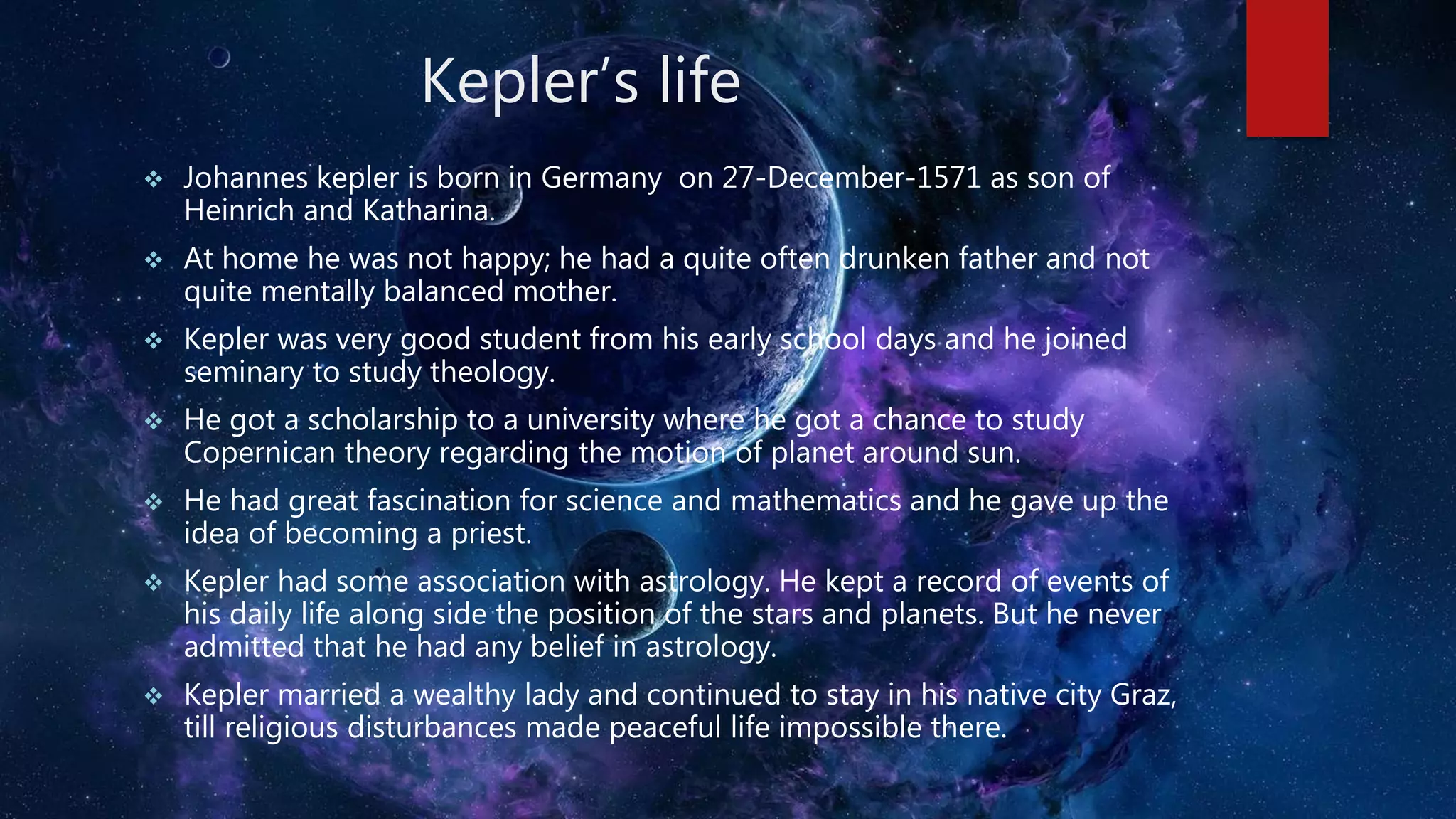 Johannes kepler (1571 1630),PPT by AJAY | PPTX