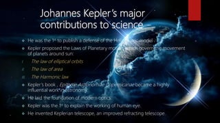 Johannes kepler (1571 1630),PPT by AJAY | PPTX