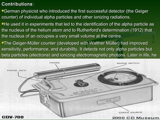Johannes wilhelm geiger | PPT