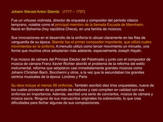 Johann Stamitz - Biografía | PPSX