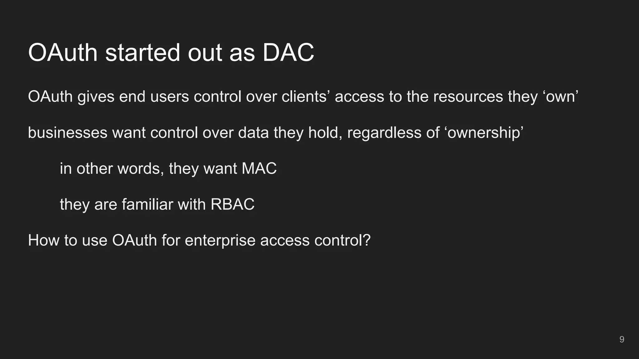 OWASP Poland Day 2018 - Johan Peeters - Designing access control with OAuth and OpenID Connect | PPT