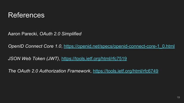 OWASP Poland Day 2018 - Johan Peeters - Designing access control with OAuth and OpenID Connect | PPT