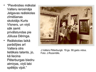 Johans Valters | PPT
