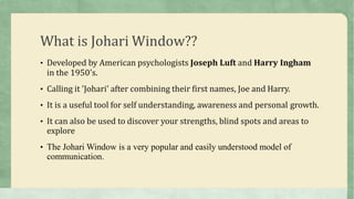 Johariswindow | PPT