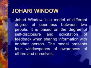 Johari window | PPT