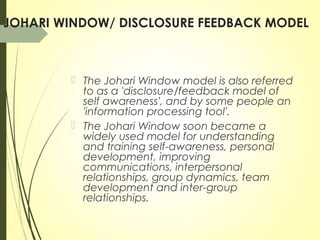 Johari window | PPT