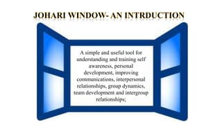 Johari window | PPTX