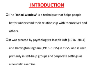 Johari window | PDF