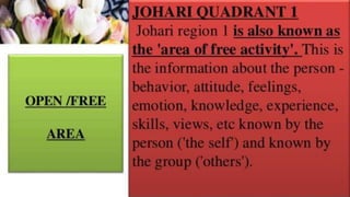 Johari window Communication Education and Technology | PPTX
