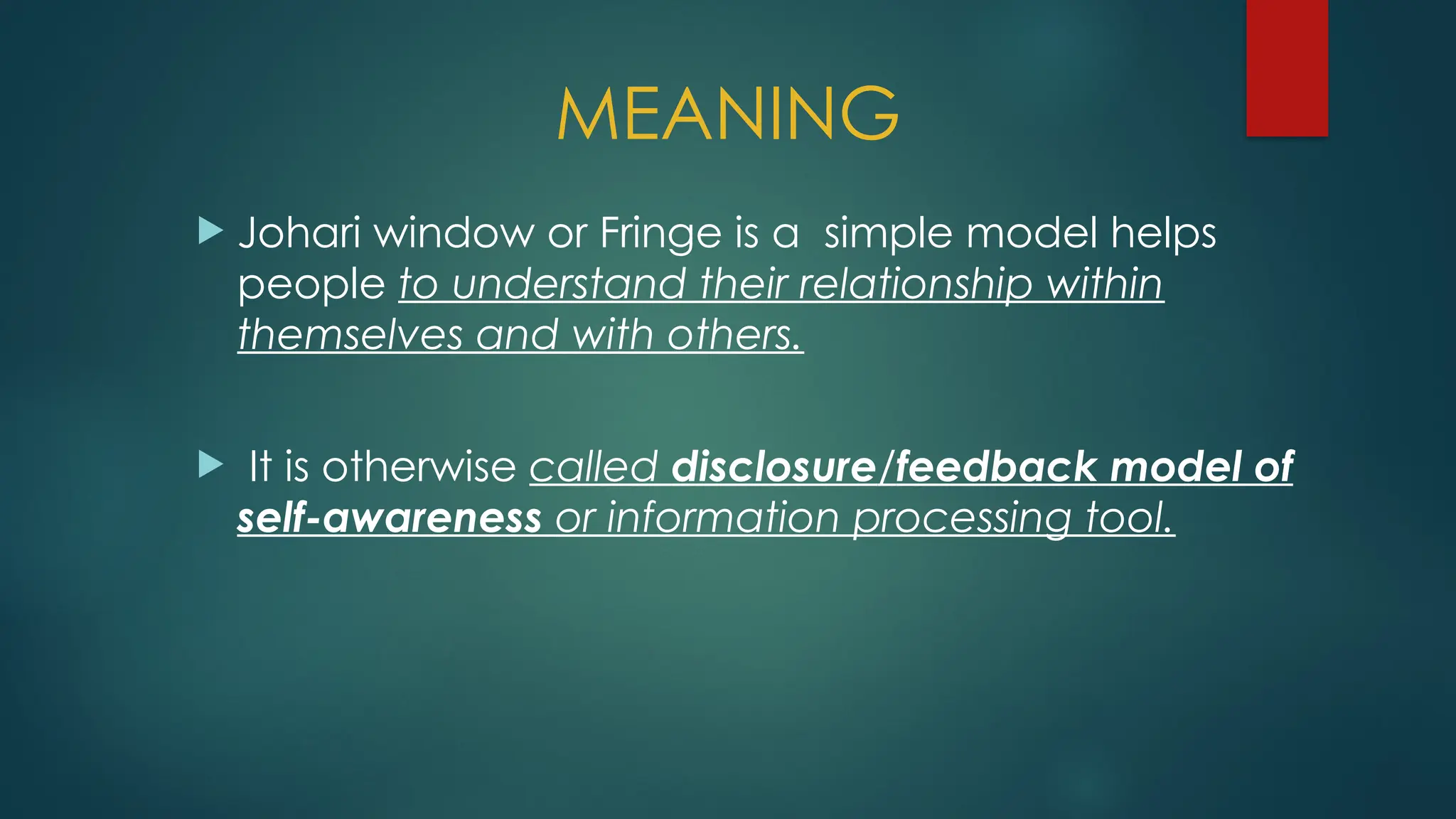 Johari window organisational behaviour -.pptx