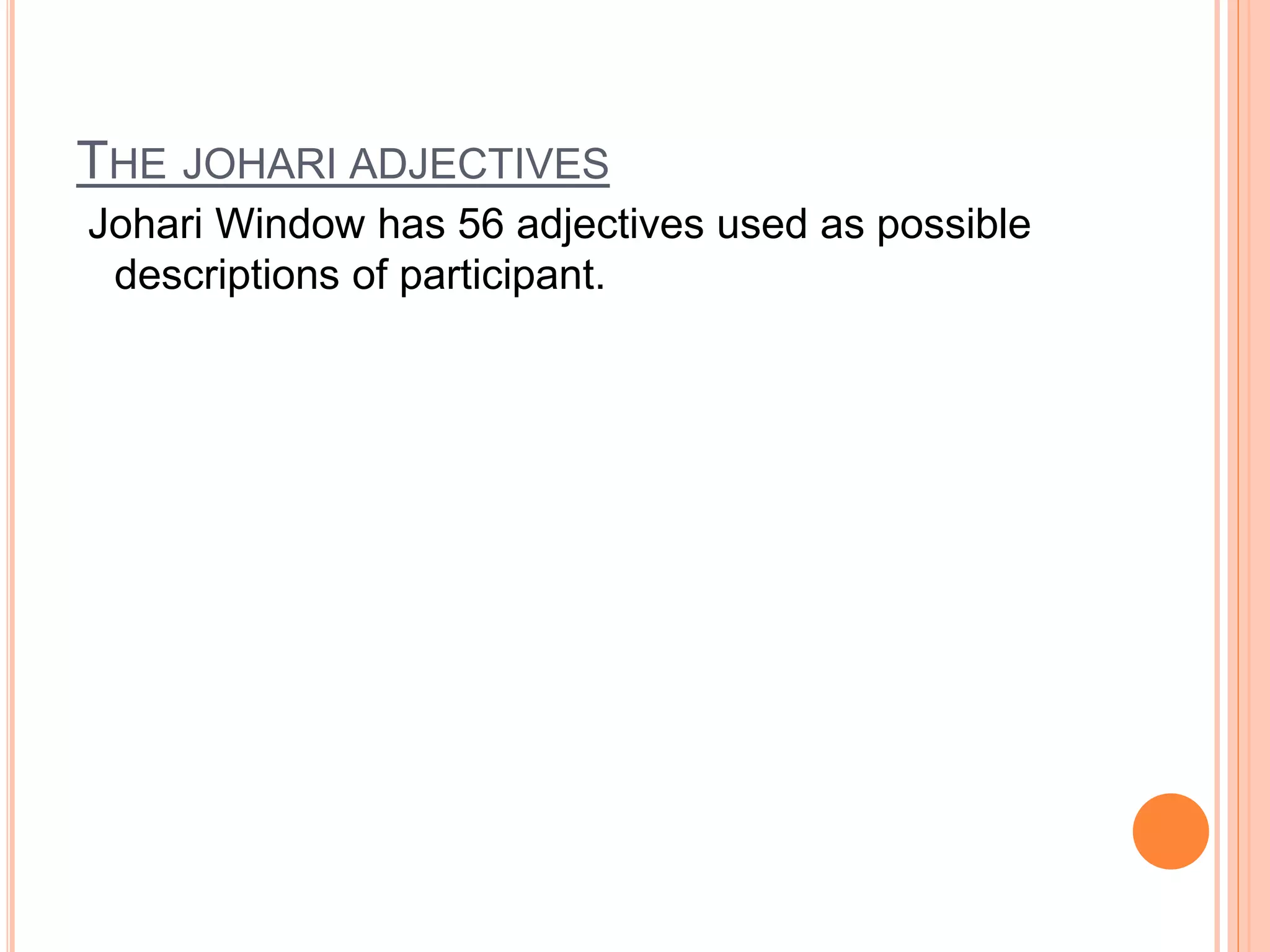 Johari window human resource management,MBA | PPTX