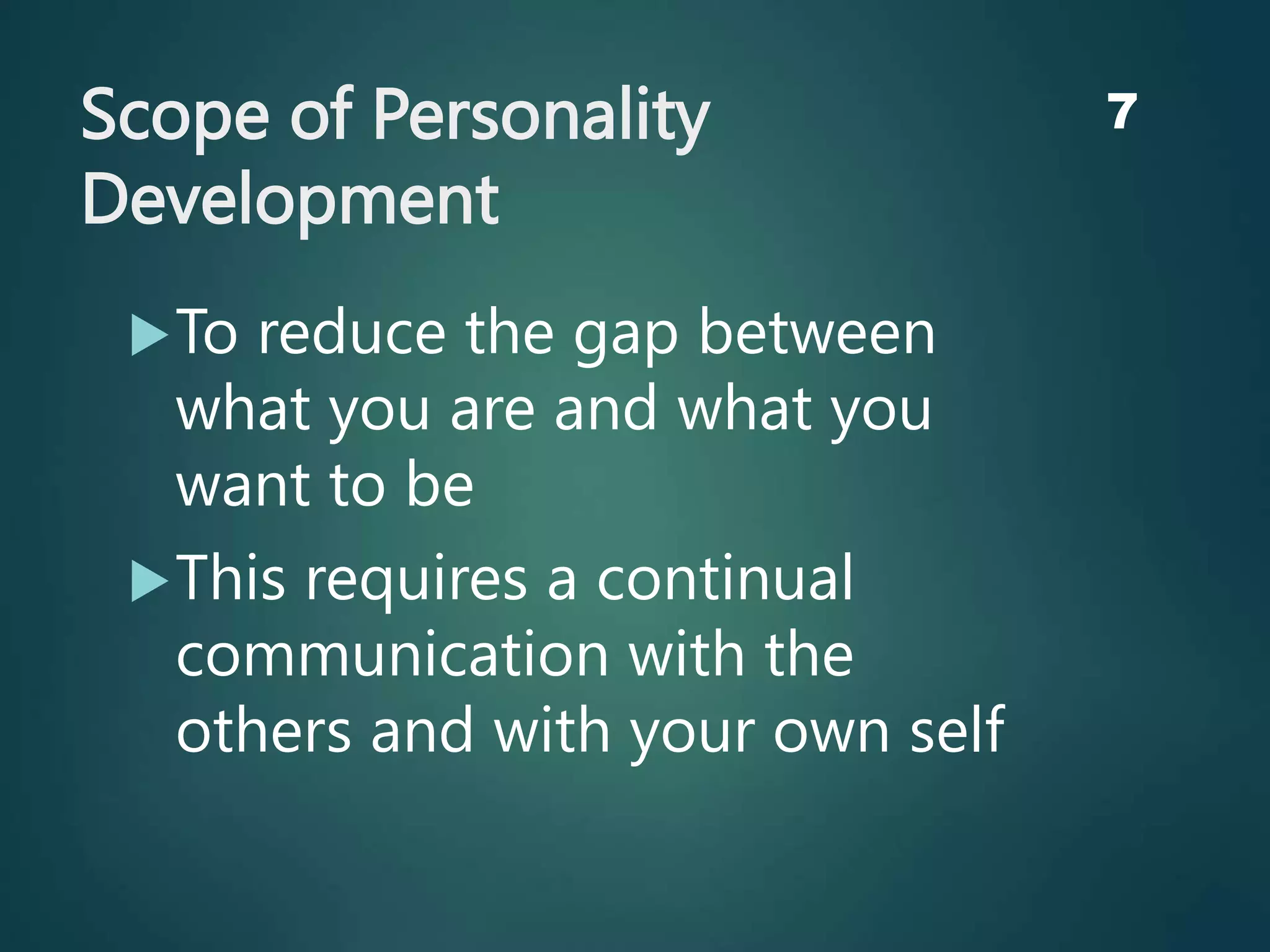 HOW PERSONALITY DEVELOPMENT IS IMPROVED BY COMMUNICATION AT WORKPLACE ...