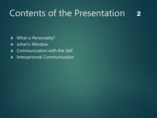 HOW PERSONALITY DEVELOPMENT IS IMPROVED BY COMMUNICATION AT WORKPLACE ...