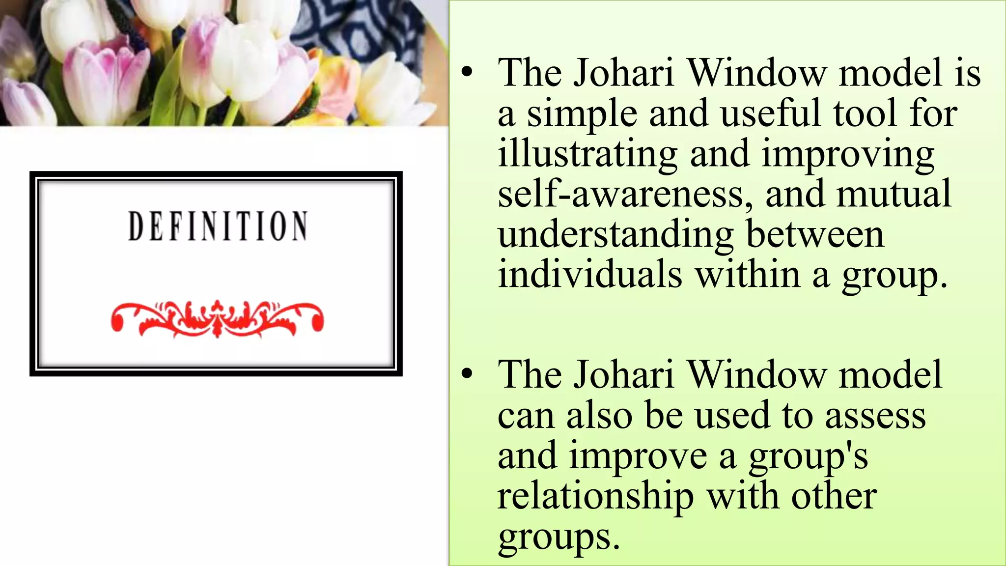 Johari window ppt new | PPTX