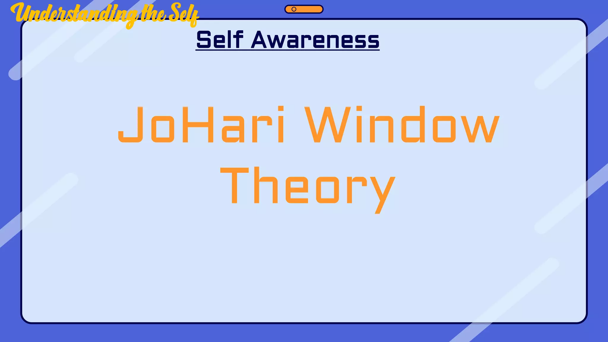 JoHari Window Theory .pptx