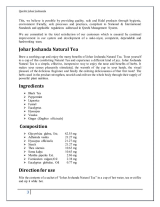 Johar joshanda adrak | DOCX | Herbs and Supplements | Alternative Medicine