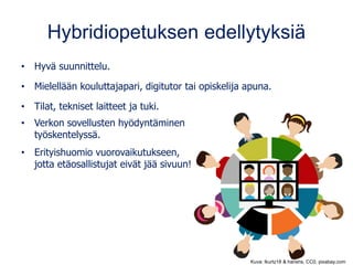 Johdanto hybridipedagogiikkaan 7.11.22