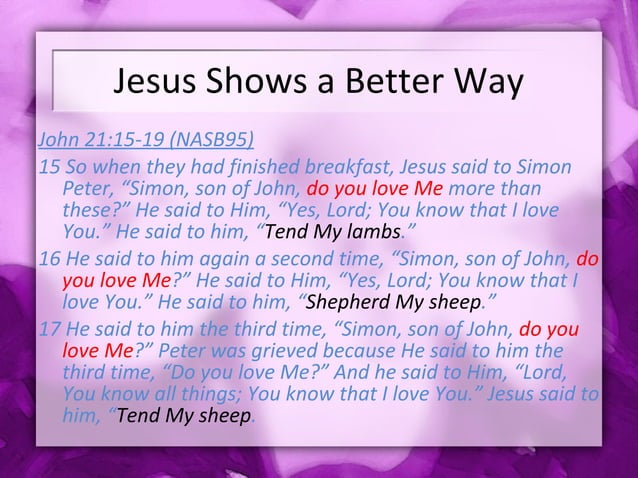 John 21 15 19 Do You Love Me | PPT | Christianity | Religion & Spirituality
