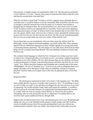 John 316 | DOC | Christianity | Religion & Spirituality