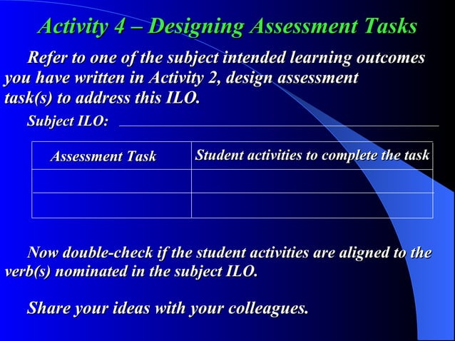 John Biggs And Catherine Tang 2008 | PPT | Educational Assessment ...
