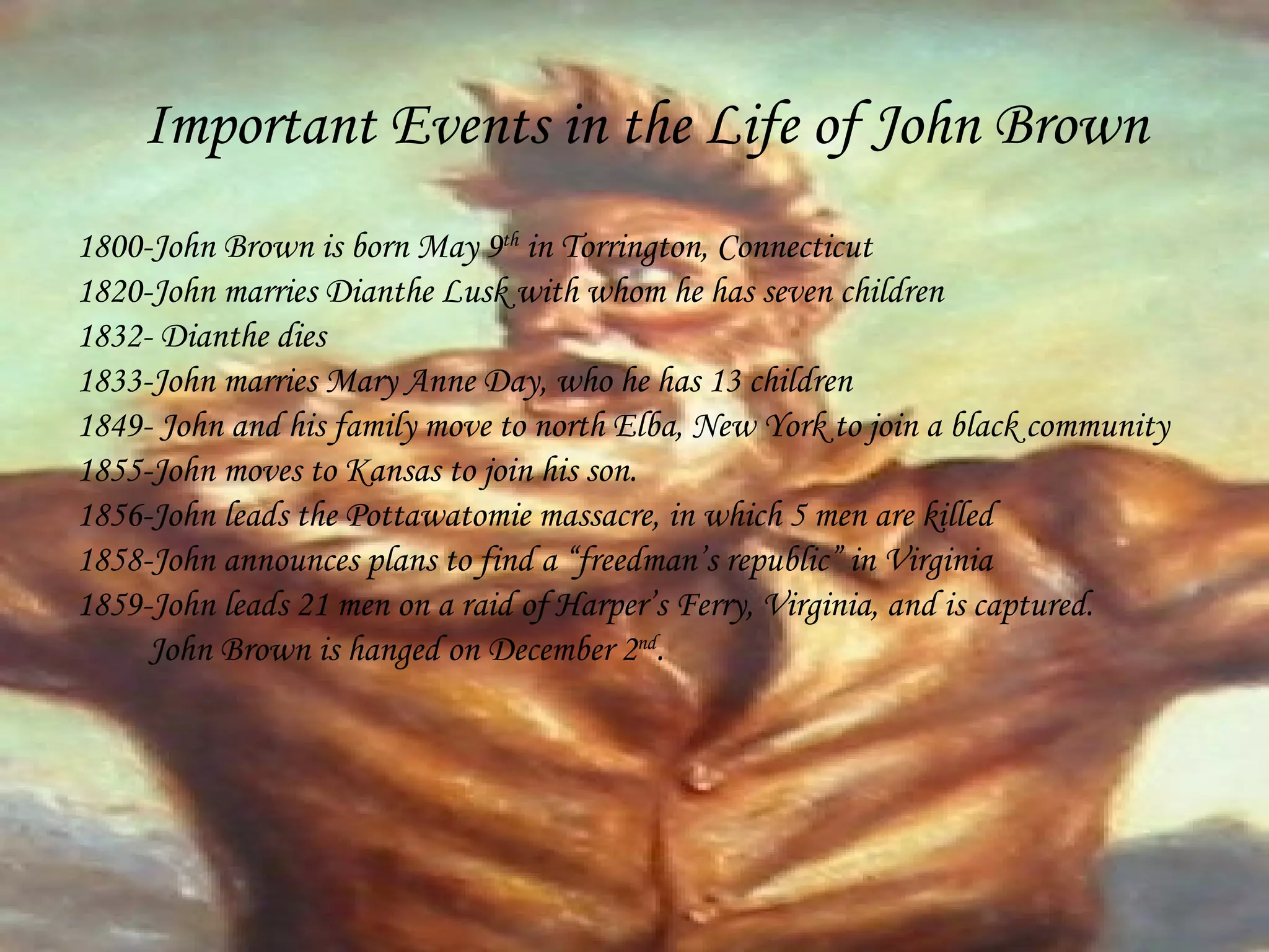 John Brown | PPT